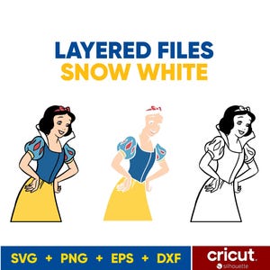 Snow White SVG Bundle: Cricut & Silhouette Designs (digital Download ...