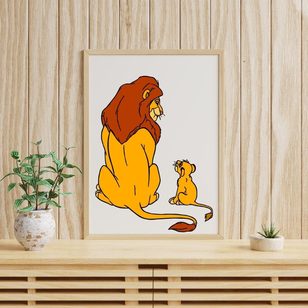 Baby Simba SVG Bundle: Lion King Clipart (digital Download) - Etsy