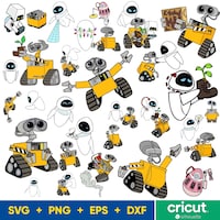 Wall-e Svg, Wall-e Birthday Banner, Wall-e Art Svg, Wall-e Png, Wall-e ...