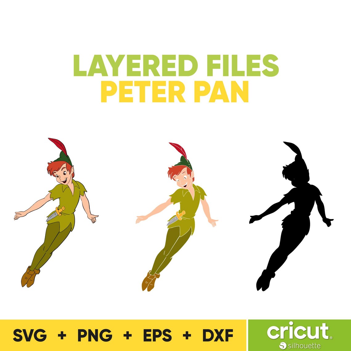 Peter Pan Svg Bundle, Peter Pan Svg, Peter Pan Png, Tinkerbell Png ...
