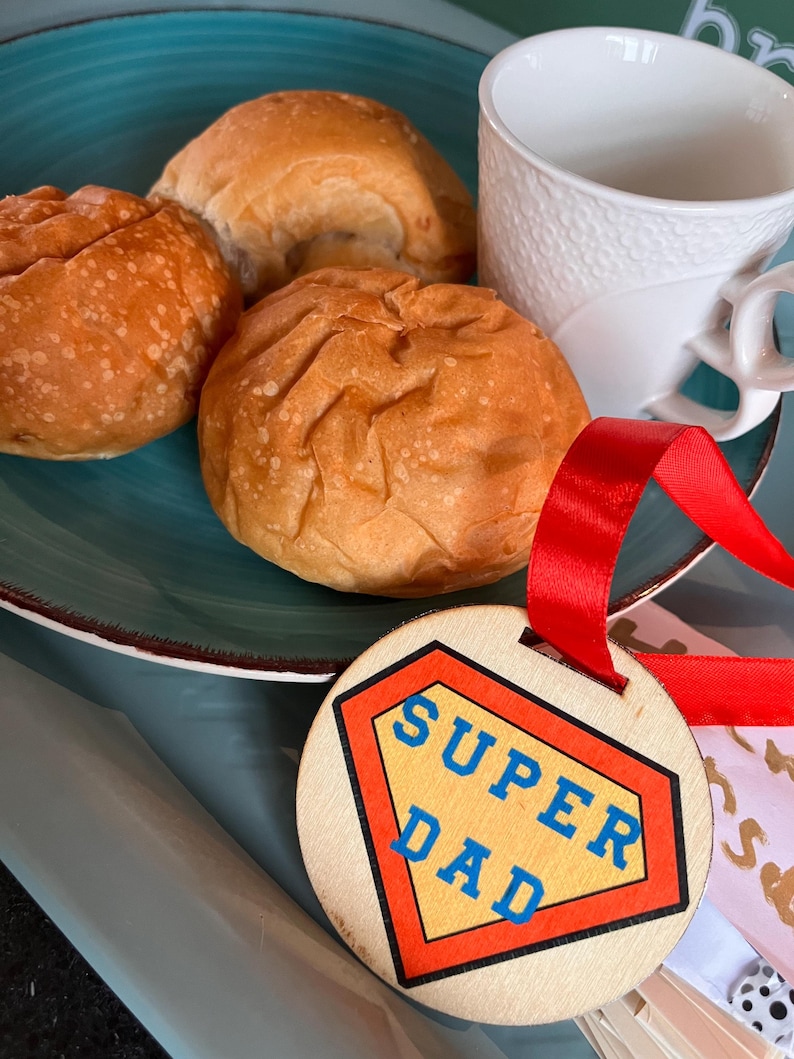 Wooden Super Dad Medal - Etsy