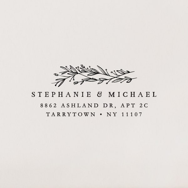 Self Inking Address Stamp - Etsy