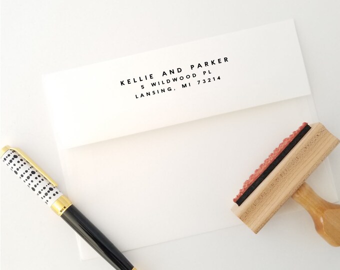 Simple Thank You Stamp Modern Script for Tags Stickers - Etsy