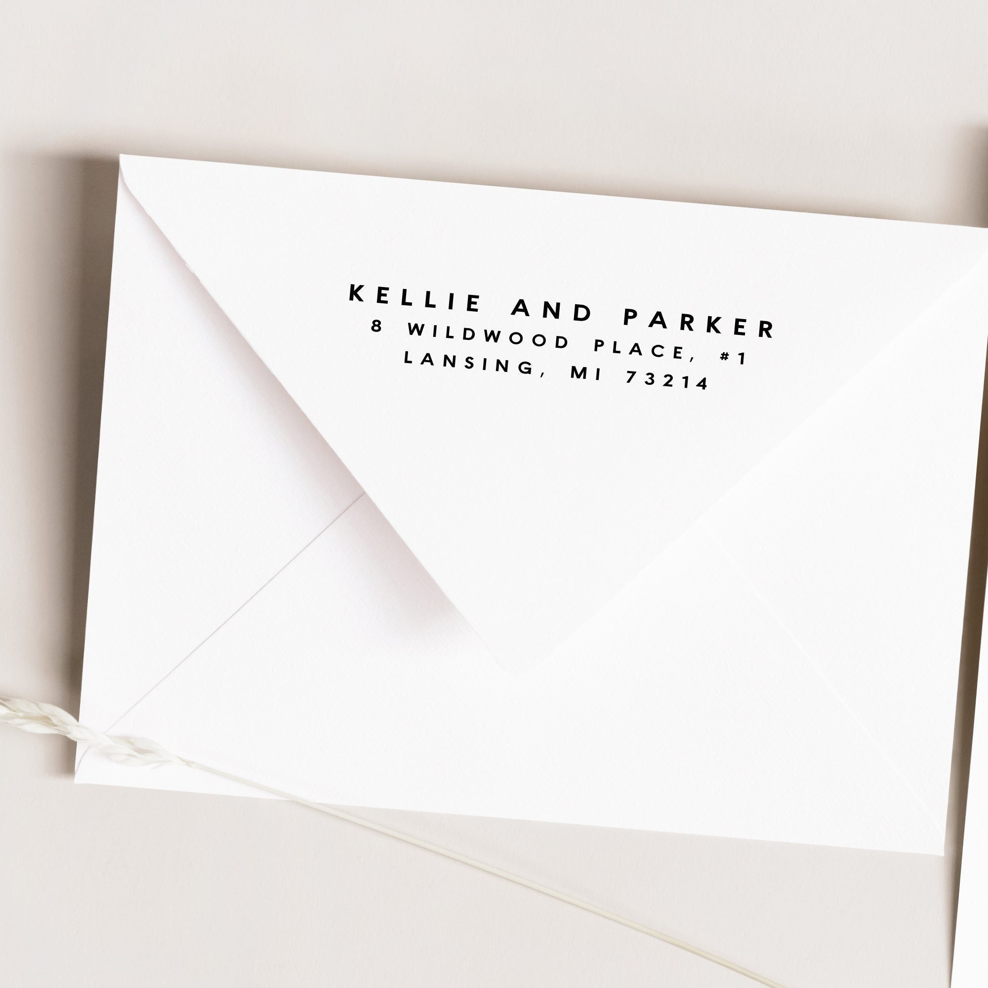 Housewarming Address Stamp, Personalized Address Stamp, Return Address ...