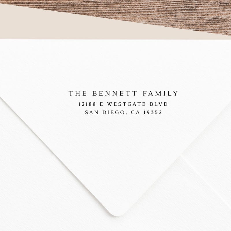 Family Address Labels - Etsy