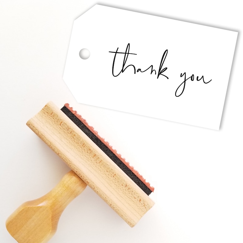 Thank You Stamp - Etsy