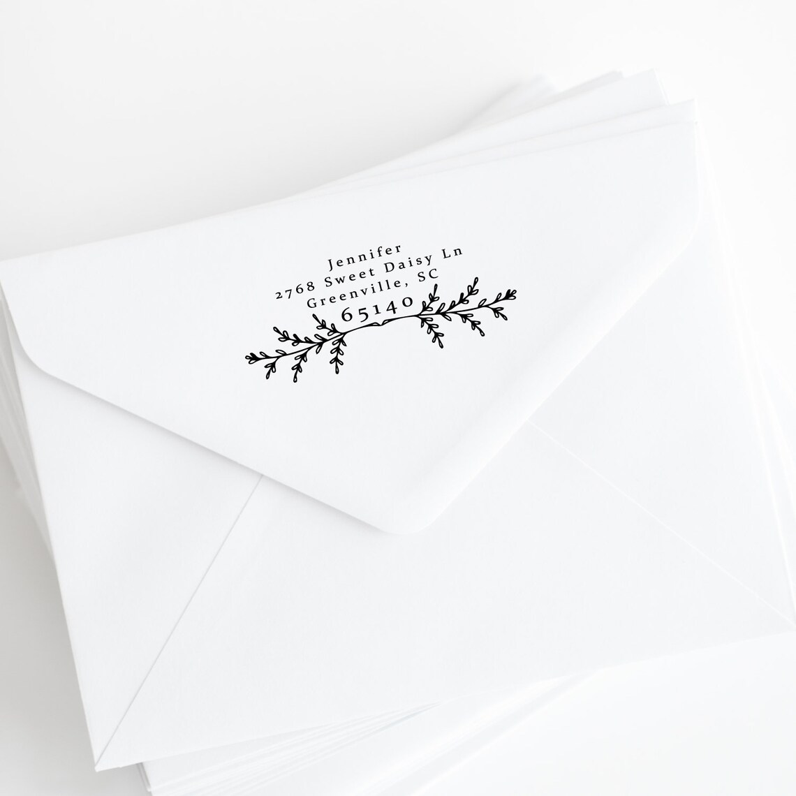 Return Address Stamp Save the Date Stamp Custom Self Inking - Etsy