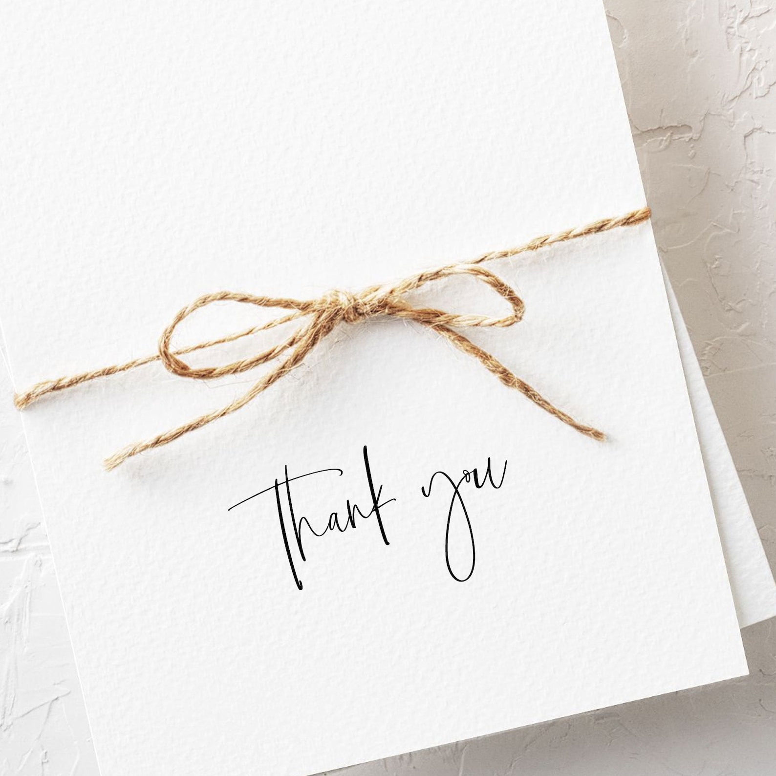 Simple Thank You Stamp | Modern Script | for Tags Stickers Cards (TY237 ...