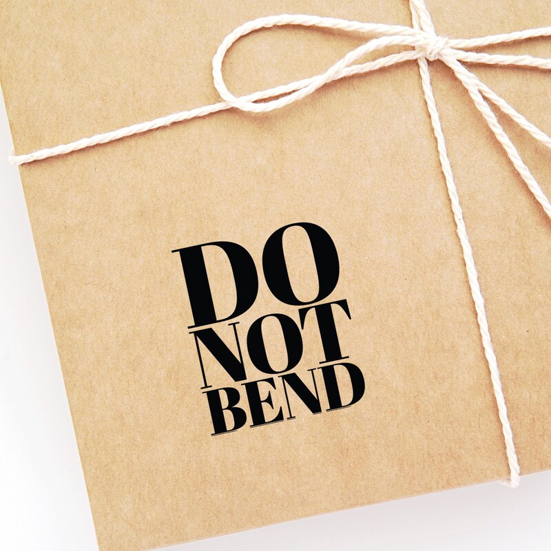 Do Not Bend Labels - Etsy