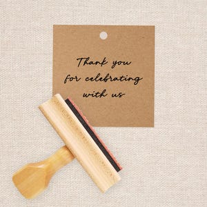 Thank You Message Stamp, Wedding Appreciation Words Stamper, Note of ...