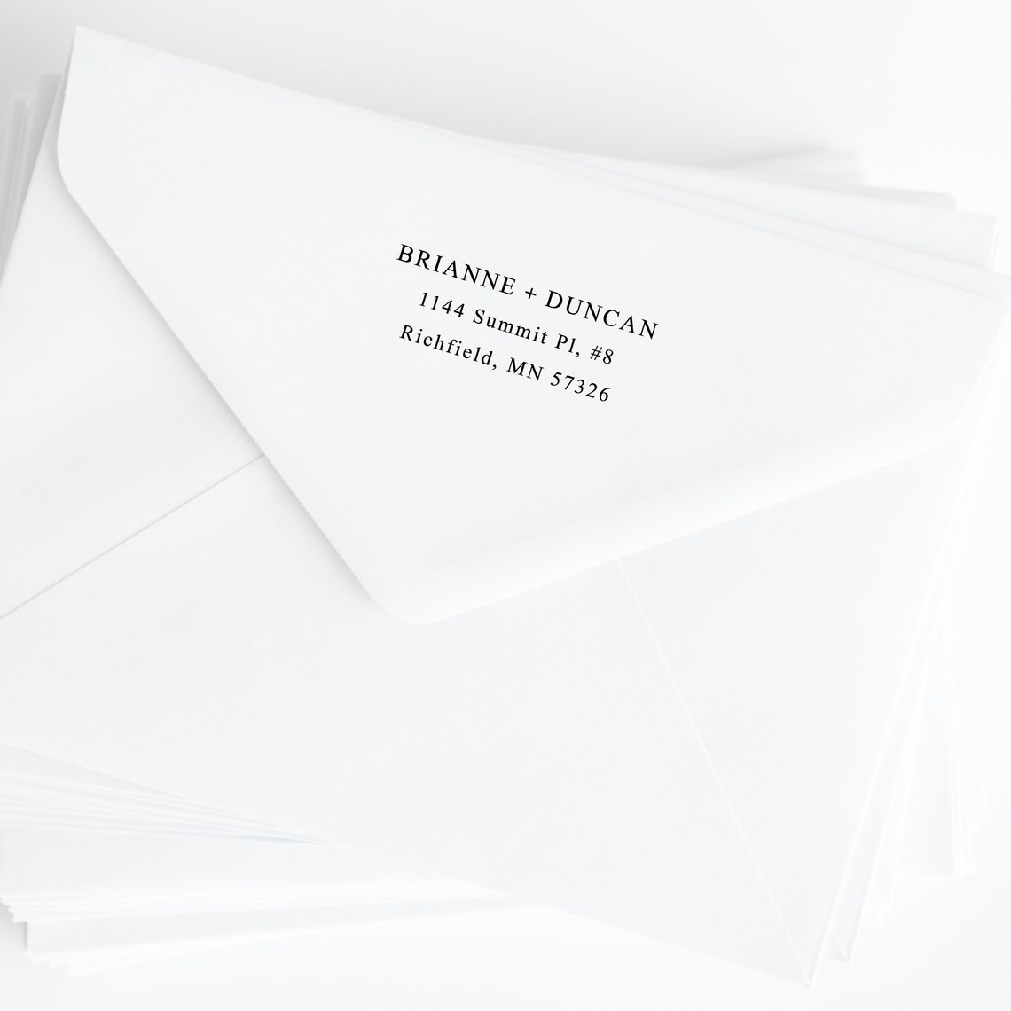 Address Stamp Self Inking Return Address Stamper Wedding | Etsy