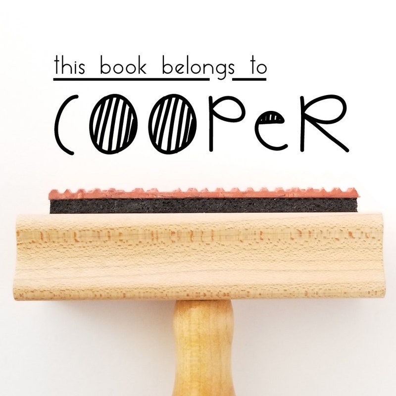 Personalized Book Stamps - Etsy