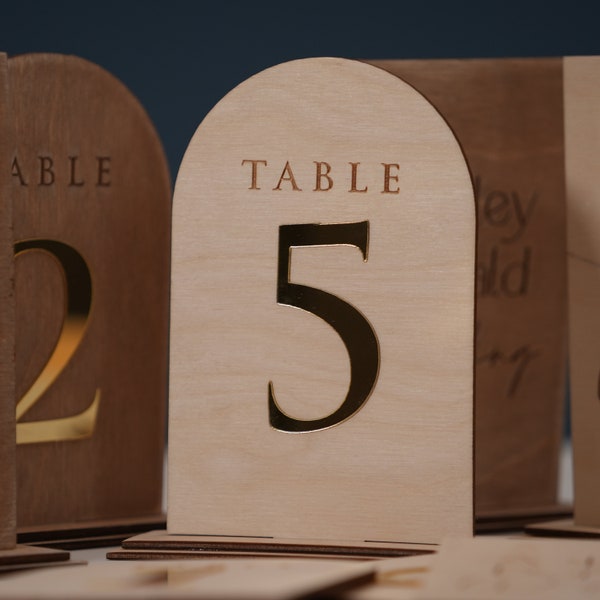 Custom Table Numbers - Etsy