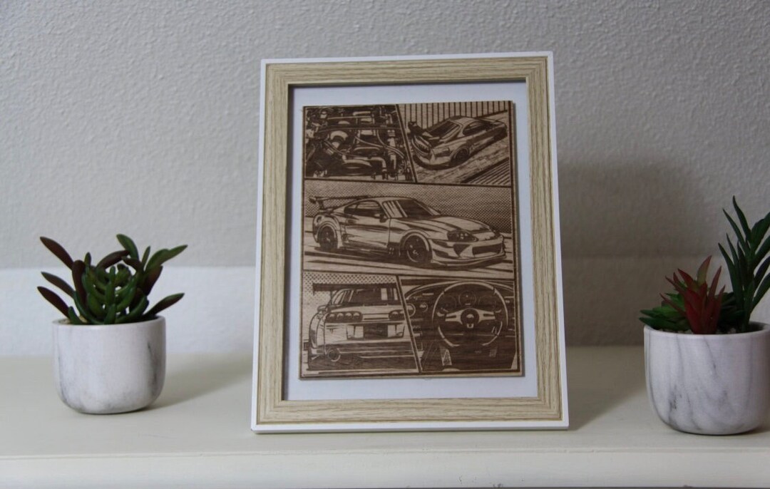 Engraved Wooden Board Toyota Supra Mk4, Car, Car, Jdm - Etsy