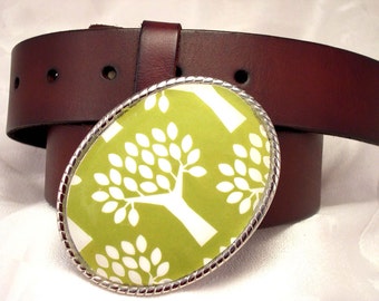 Groovy Green Belt Buckle - Etsy