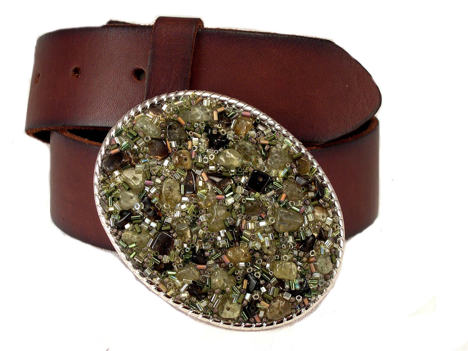 Beaded Belt Buckle Frango Mint - Etsy