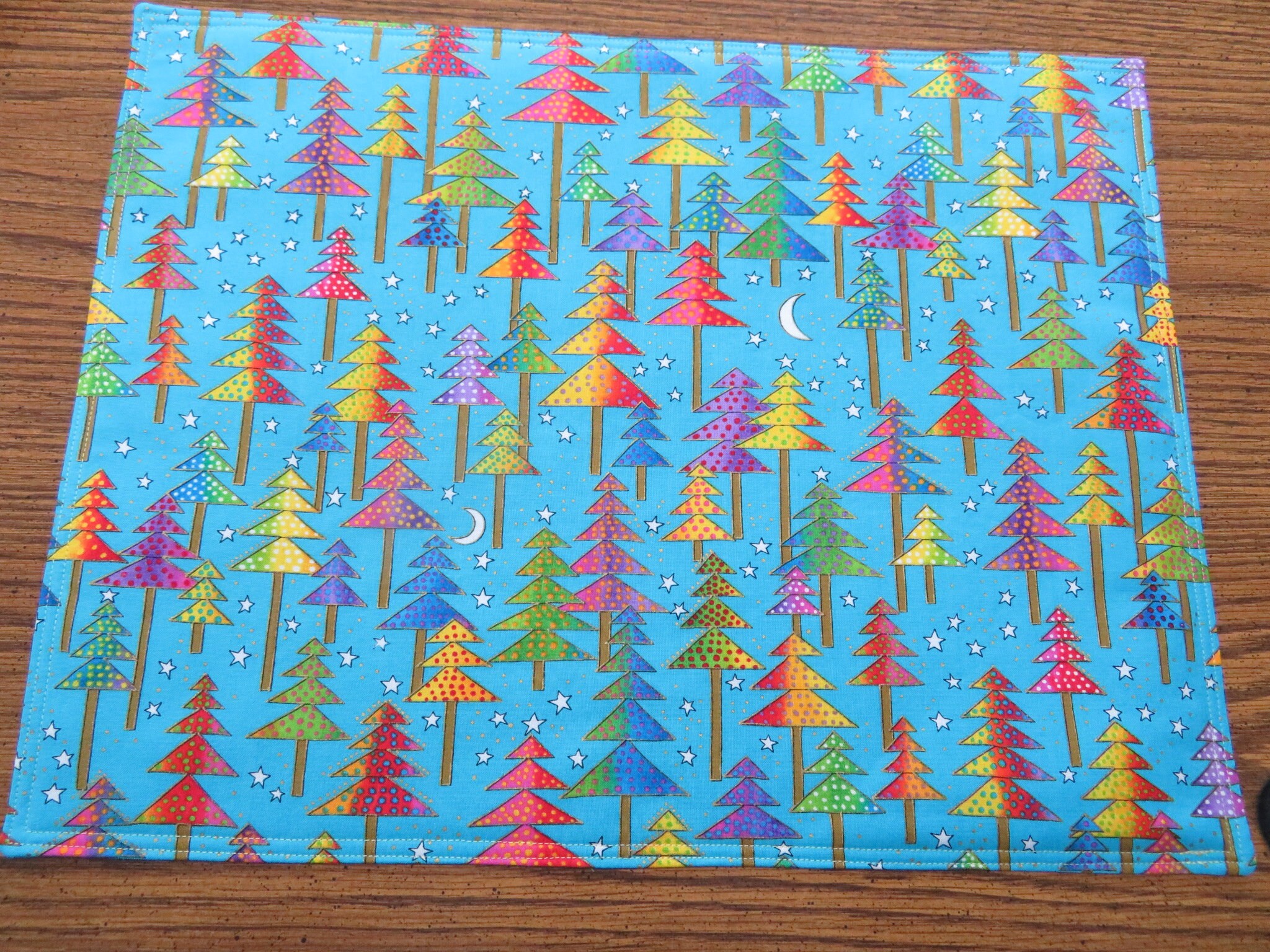 Set of Four Christmas Tree Placemats - Etsy