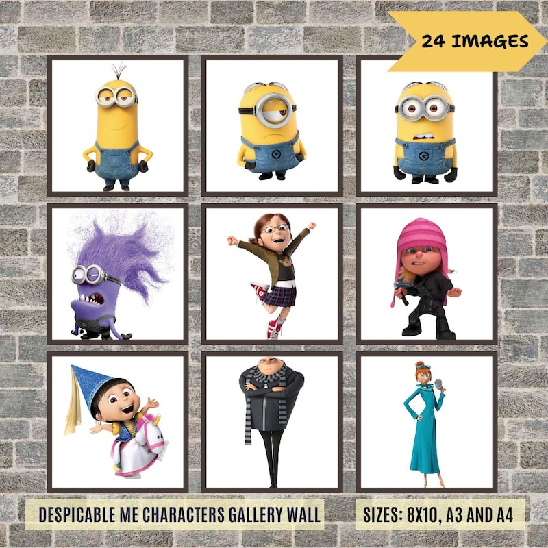 Minion Art Etsy