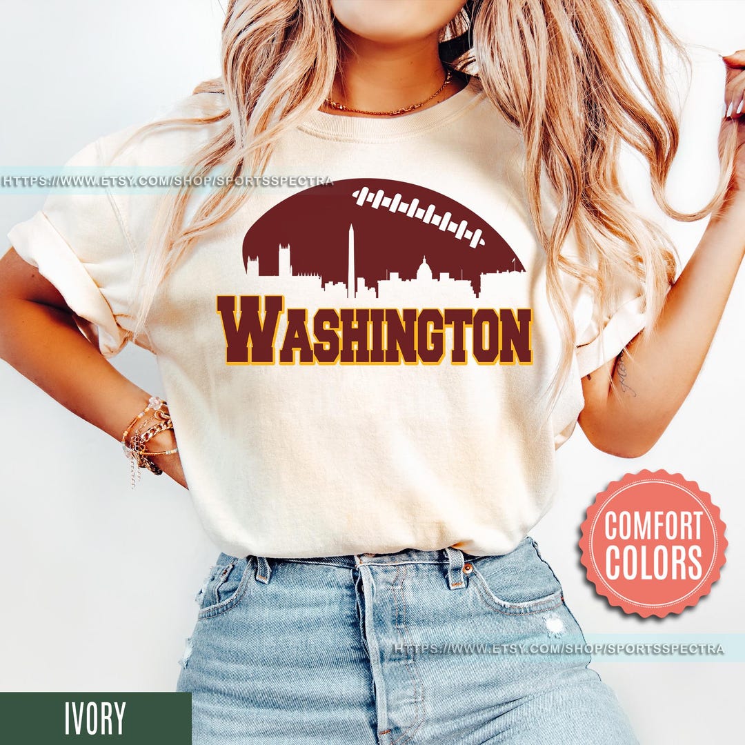 Washington Football Vintage Style Comfort Colors T-shirt, Washington T ...