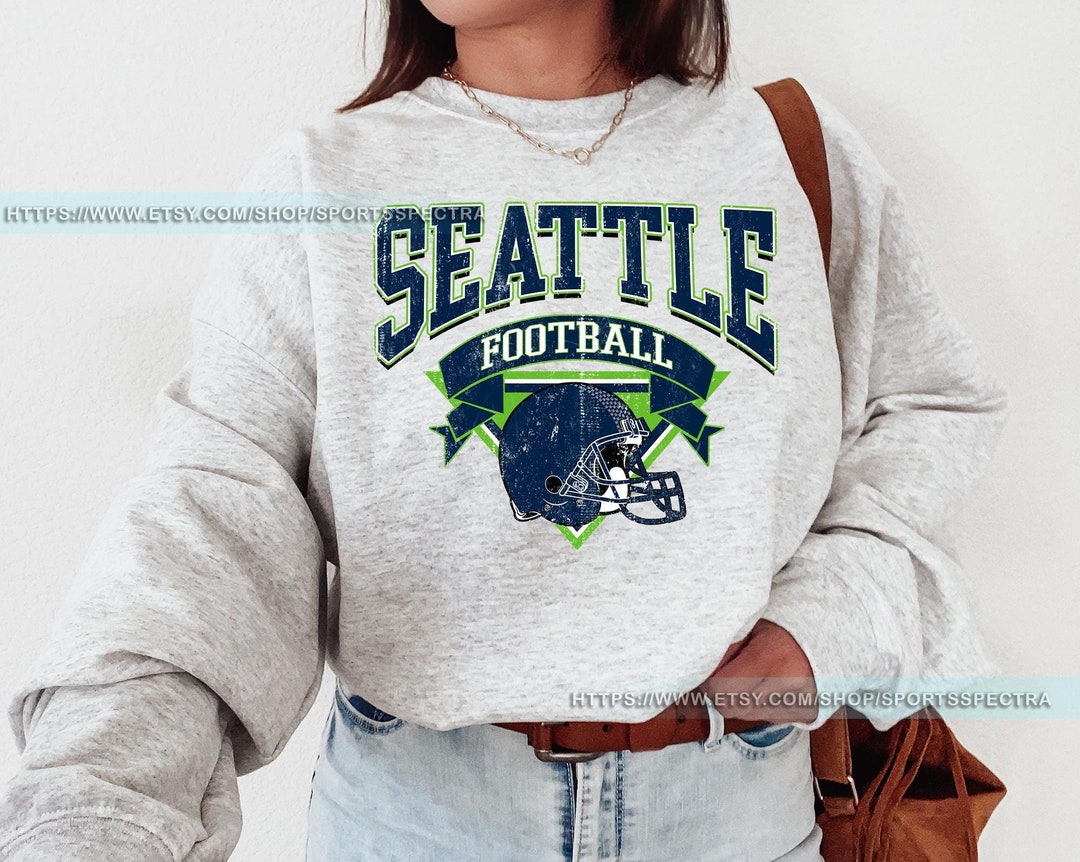 Seattle Football Vintage Sweatshirt T-shirt,seattle Seahawk Football ...