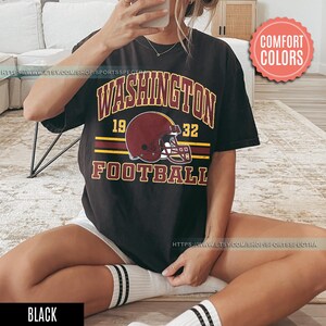 Washington Football Vintage Style Comfort Colors T-shirt,washington ...