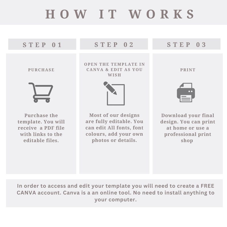 Minimalist Wedding Program Fan Template: Order of Events (canva ...