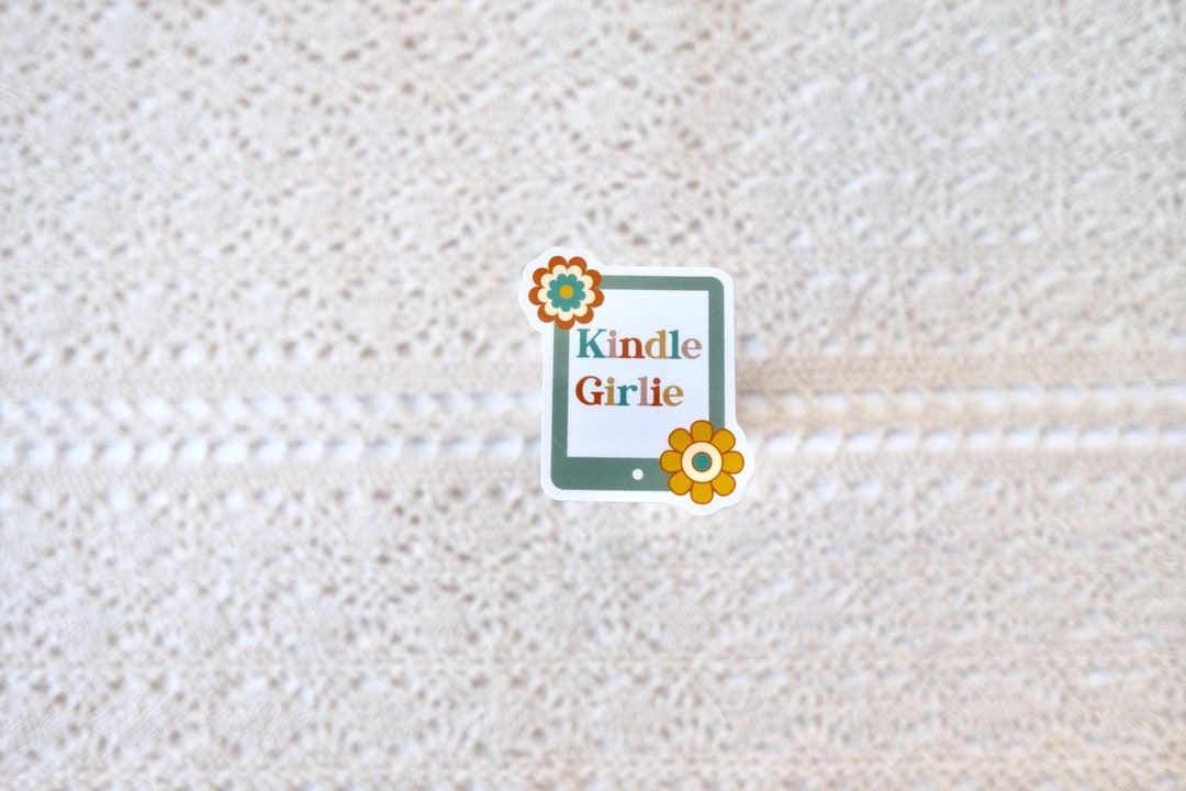 Kindle Girlie Premium Vinyl Sticker Colorful Retro Waterproof Sticker ...