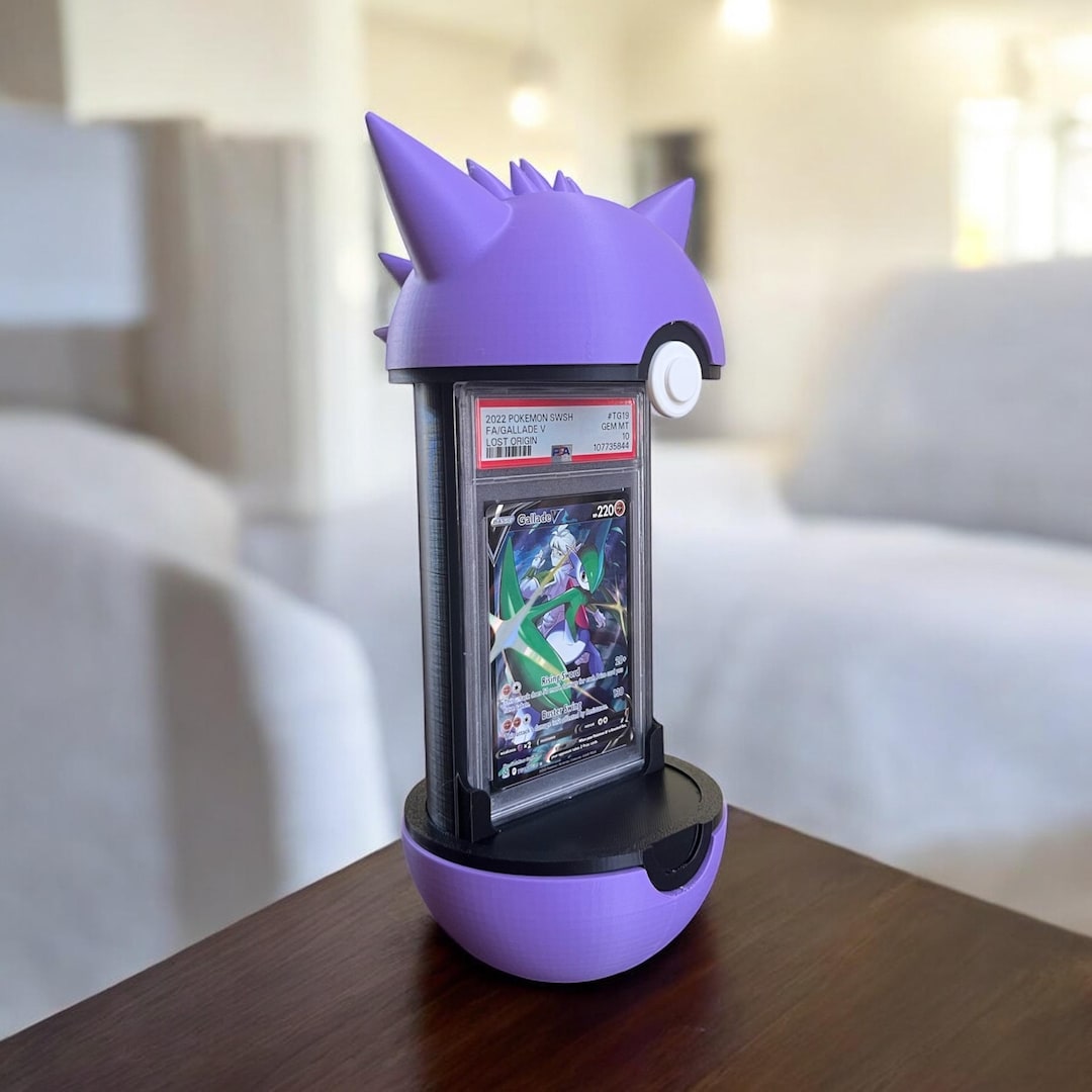 3D Printed Gengar PSA Card Holder - Etsy