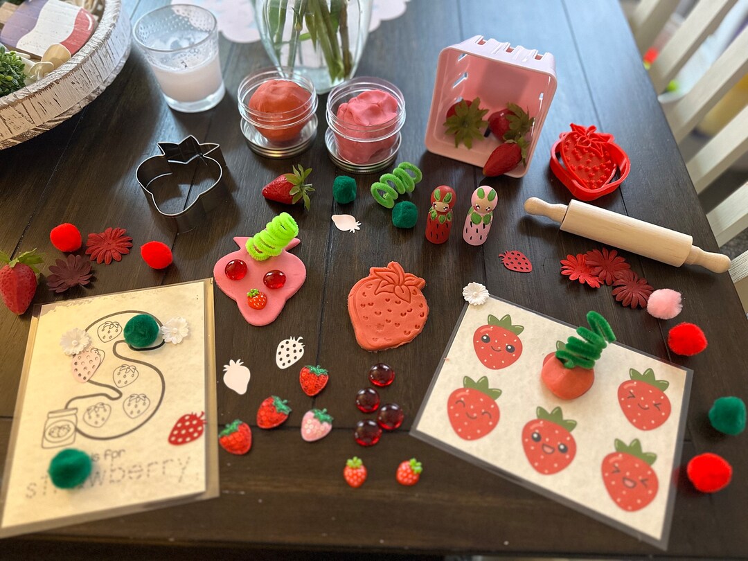 Homemade Play Dough Berry Sweet Kit - Etsy