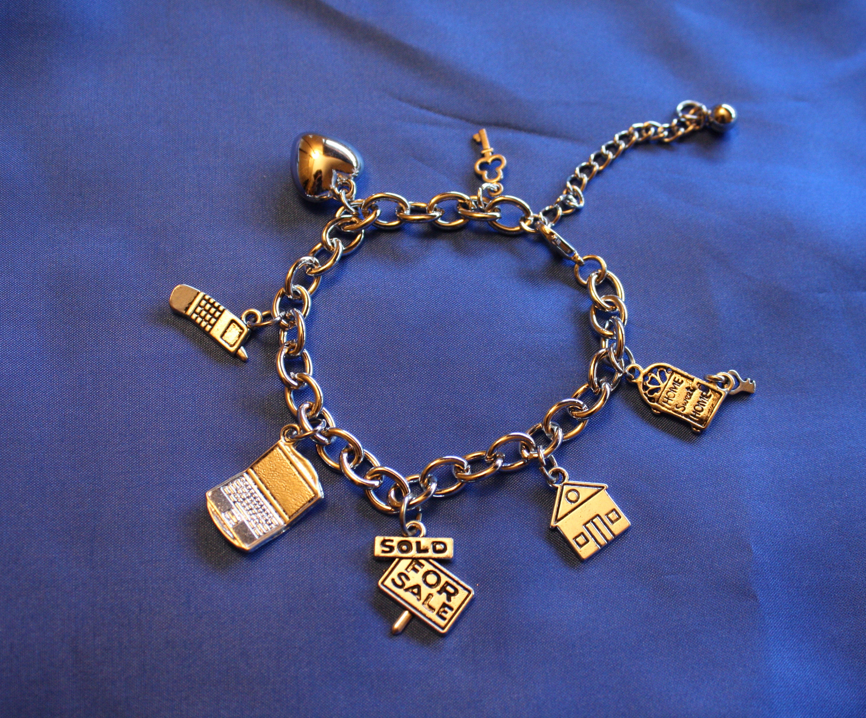 Real Estate Agent Charm Bracelet - Etsy