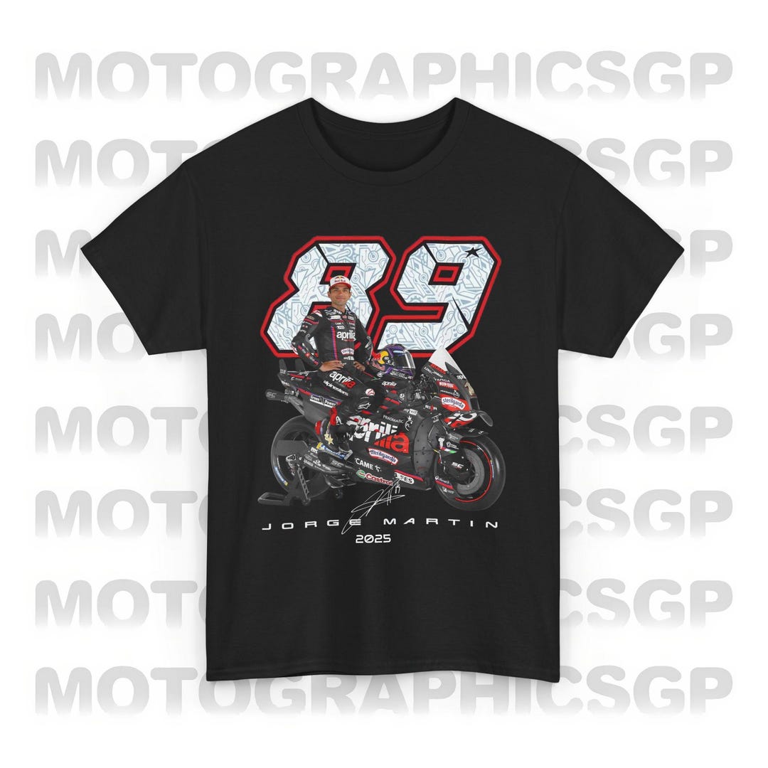 Motogp Jorge Martin Aprilia 2025 Shirt, Martinator Aprilia Bike ...