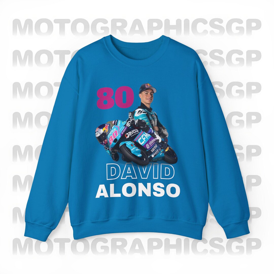 Motogp David Alonso 80 Sweatshirt, Champion Road Racing Motorcycle ...