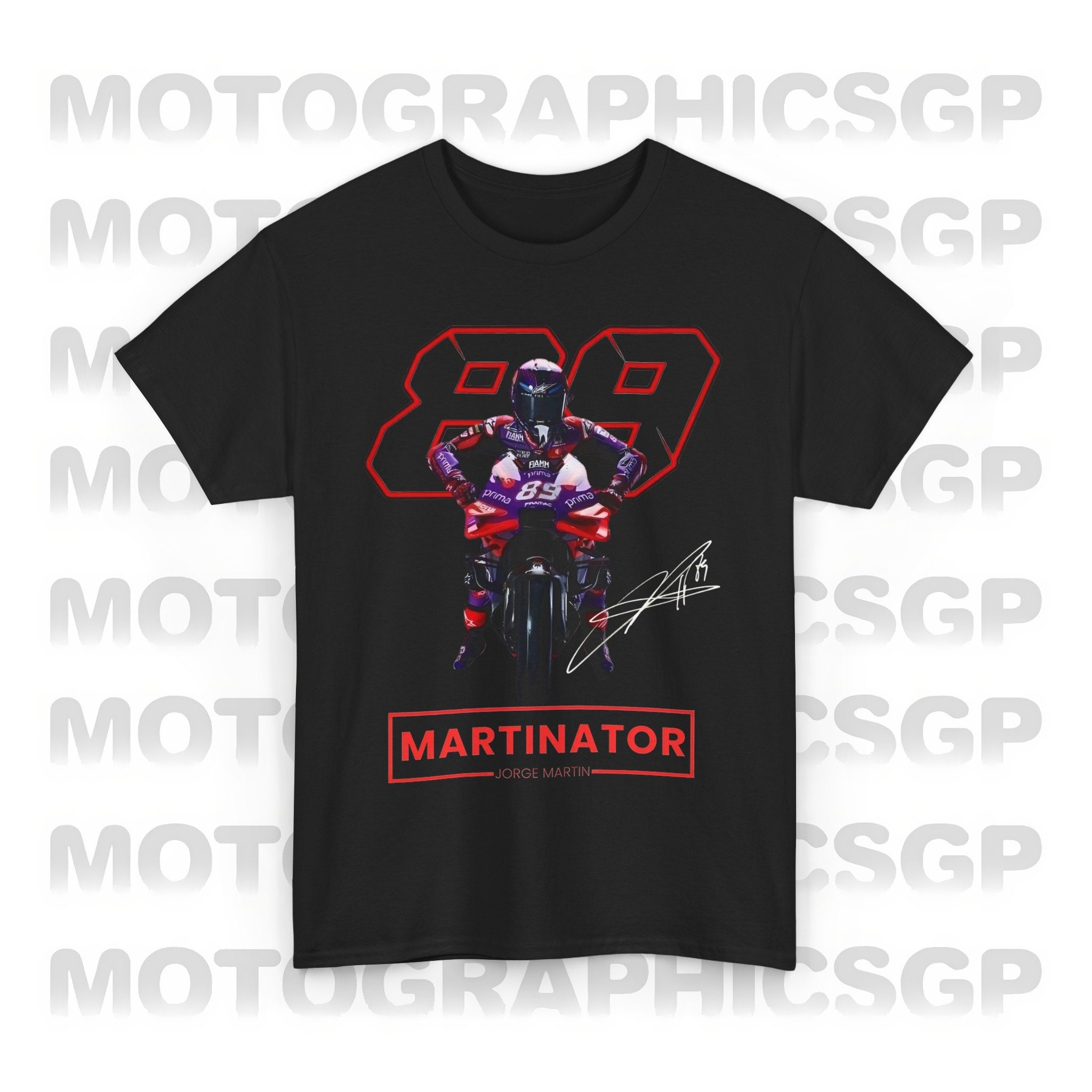 Motogp Jorge Martin 2024 Martinator 89 Shirt, Merchandise Grand Prix ...