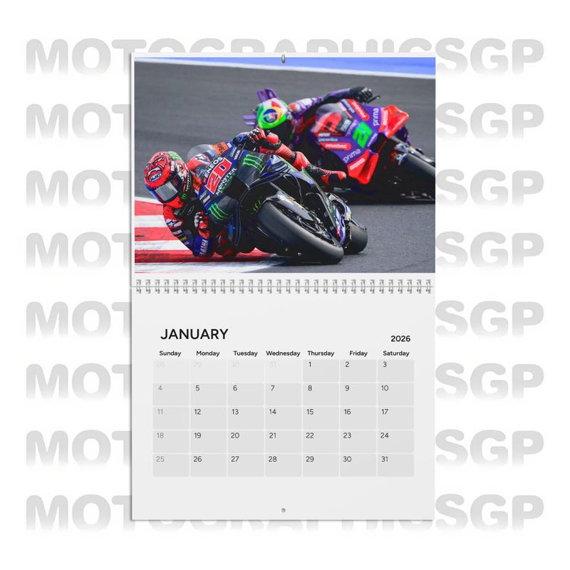 Moto Calendar 2026 - Etsy