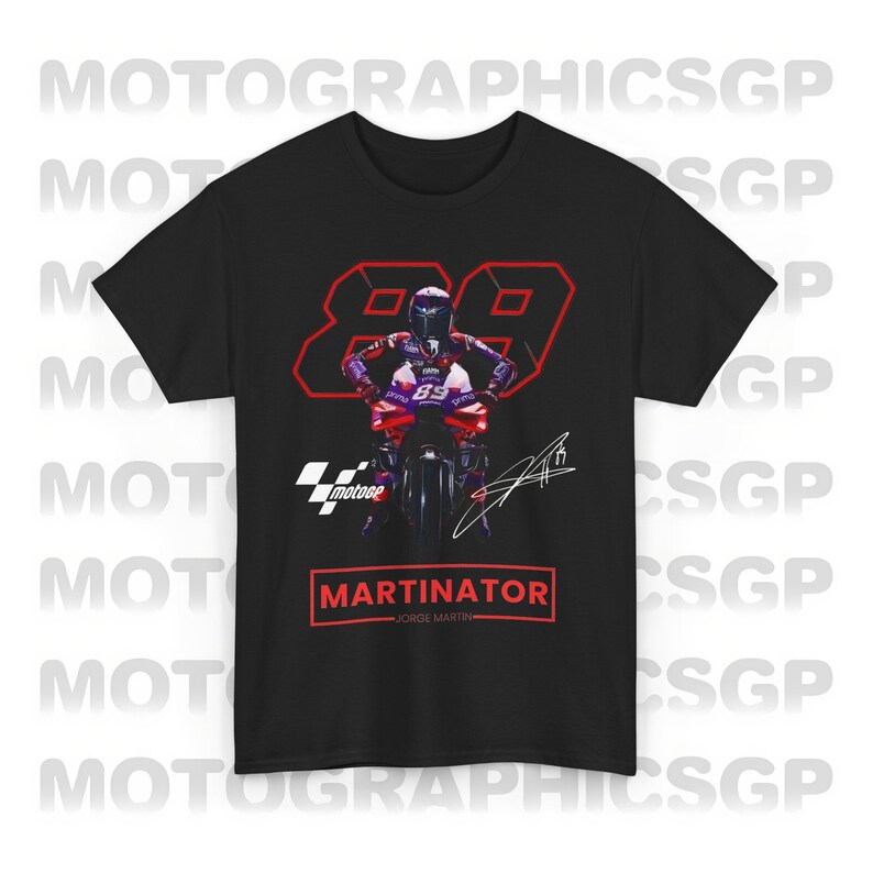 Motogp Jorge Martin 2024 Martinator 89 Shirt, Merchandise Grand Prix ...