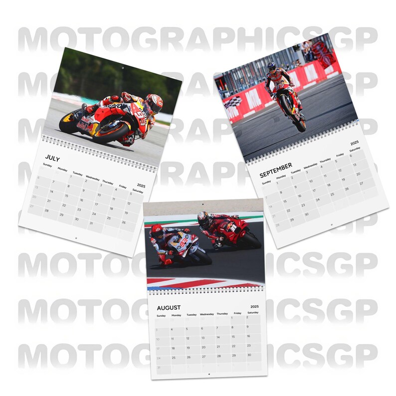 Motogp Calendar 2025 Marc Marquez Ducati Team, Marquez 93 Calendar Art ...