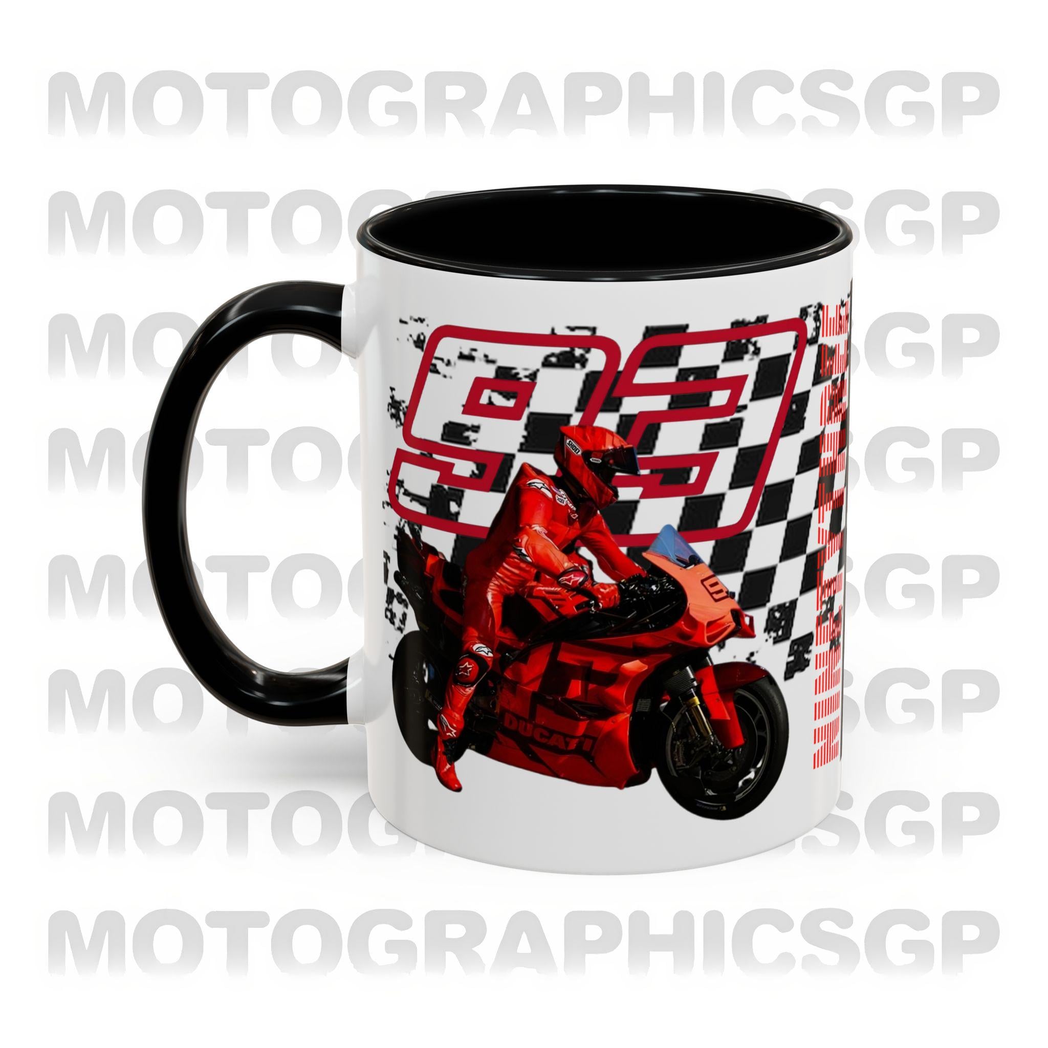 Motogp Mug Marc Marquez 2025 Ducati Team Mug, Marquez 93 Mug Ducati ...