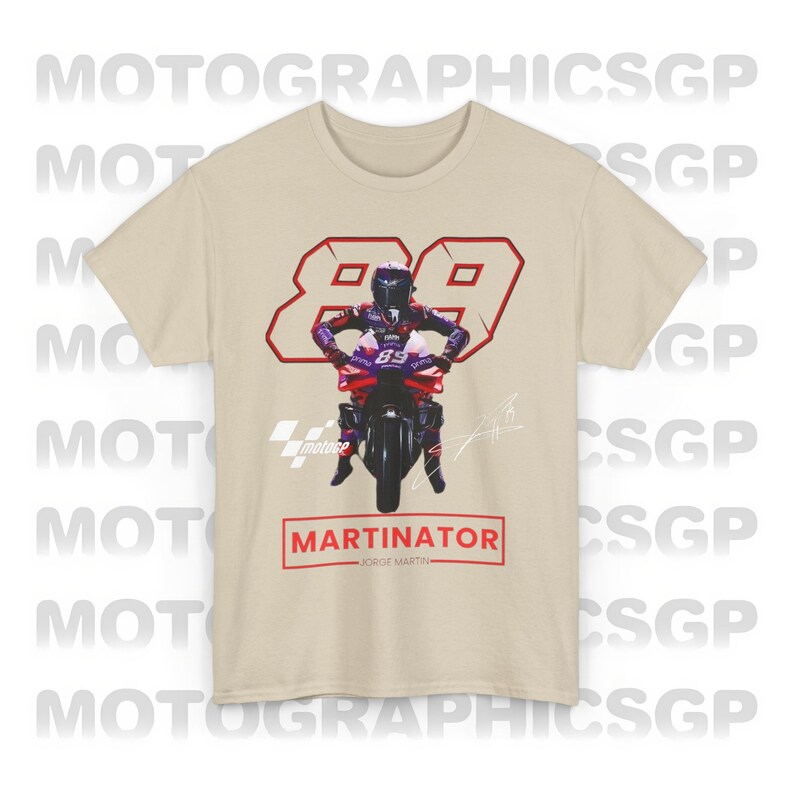 Motogp Jorge Martin 2024 Martinator 89 Shirt, Merchandise Grand Prix ...