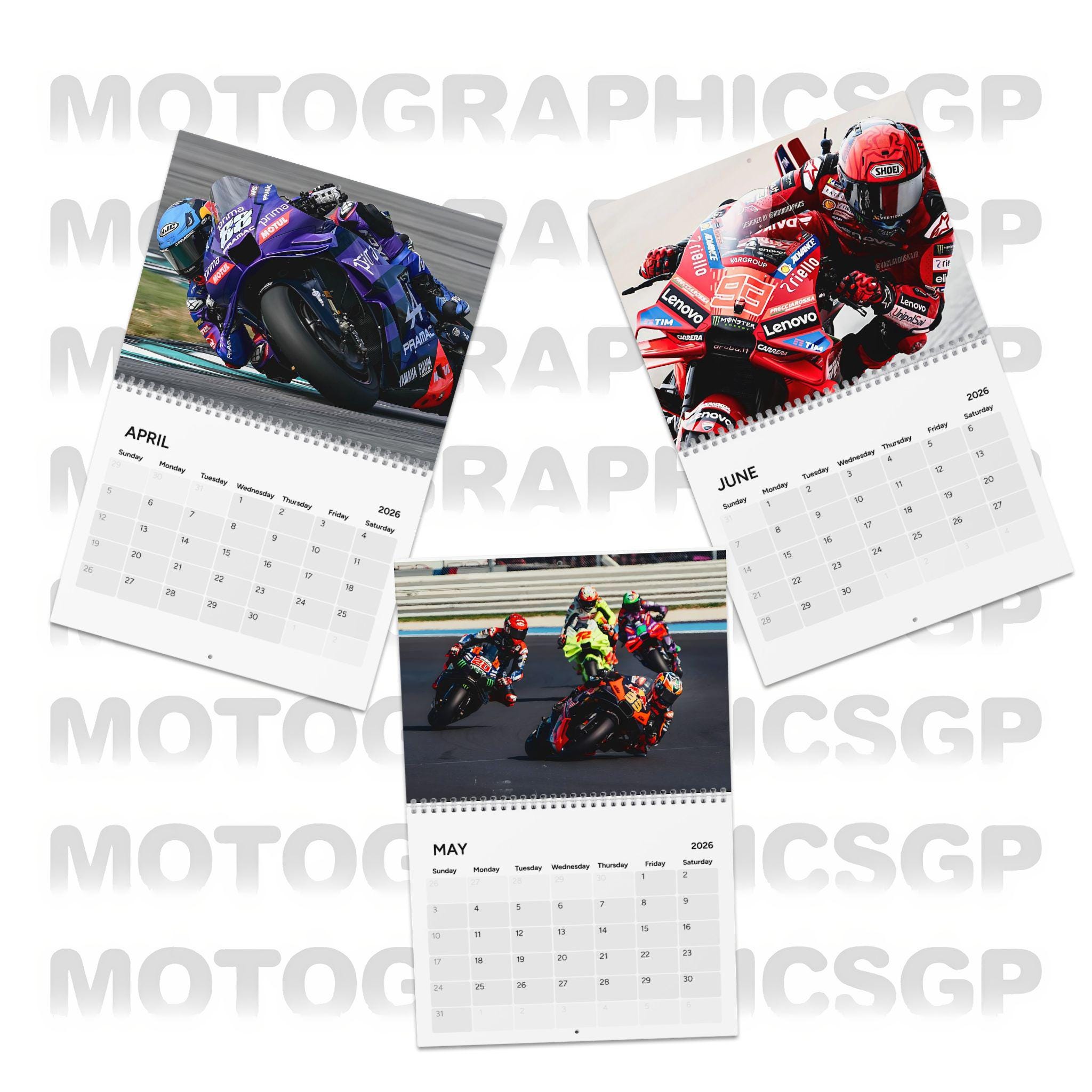Motogp Calendar 2026 Graphic Racing Gift, Best Race Moments, Motogp ...
