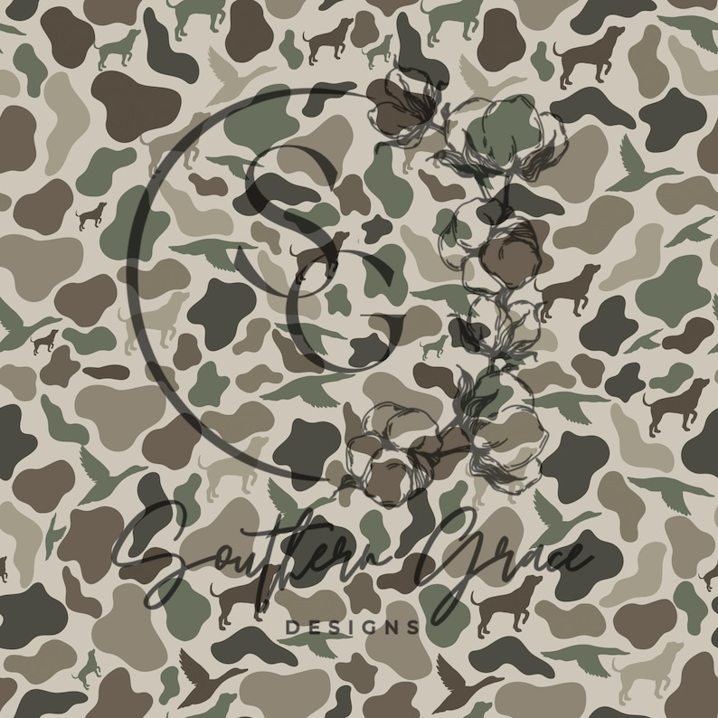 Seamless Duck Camo Digital Download - Etsy