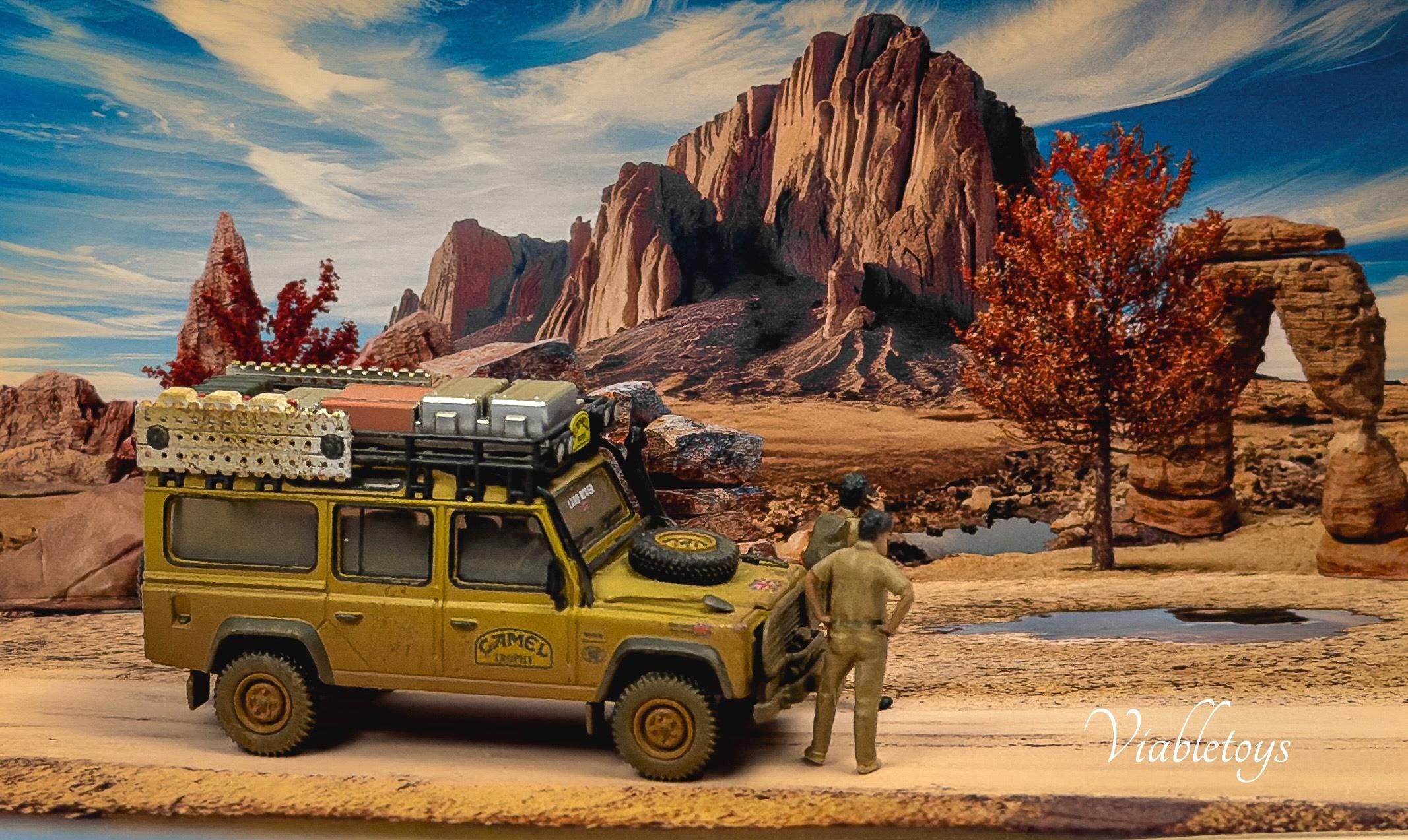 1/64 Scale Paper Pop up Diorama Photo Prop Display for Diecast Vehicles ...