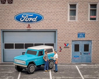 1/64 Scale Backdrop Diorama Display Diecast Vehicles Digital Download ...