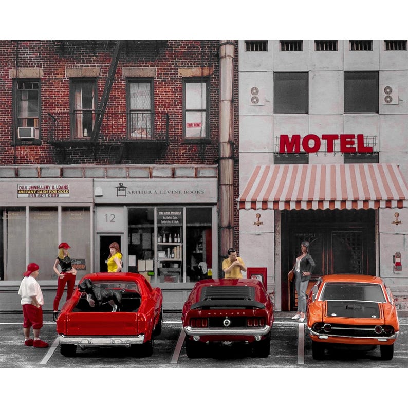 1/64 Scale Backdrop Diorama Display Diecast Vehicles Digital Download ...