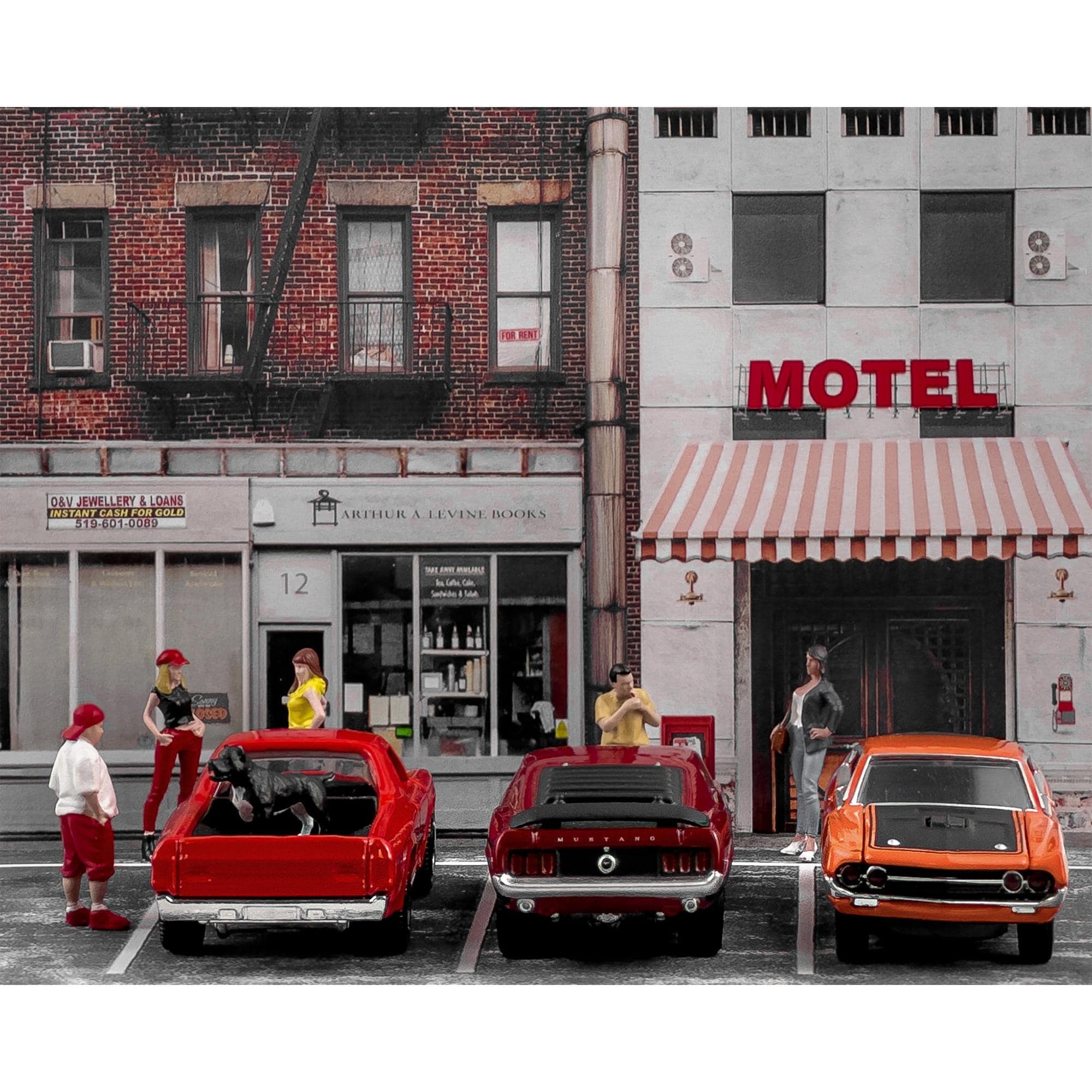 1/64 Scale Backdrop Diorama Display Diecast Vehicles Digital Download ...