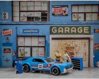 1/64 Scale Backdrop Diorama Display Diecast Vehicles Digital Download ...