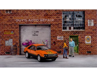 1/64 Scale Backdrop Diorama Display Diecast Vehicles Digital Download ...