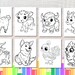 50 Kawaii Cute Farm Animals Coloring Pages Adorable Farm Animals ...