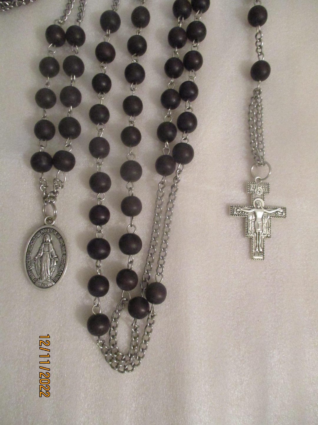 FRANCISCAN CROWN ROSARY _nuns Habit Rosary Priest Friar Vestment Rosary ...