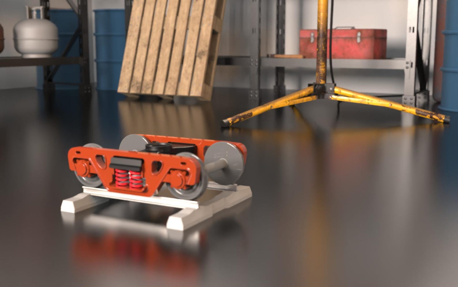 3D Printable Bogie, Bolster, and Wheel Design – Digital File - Etsy