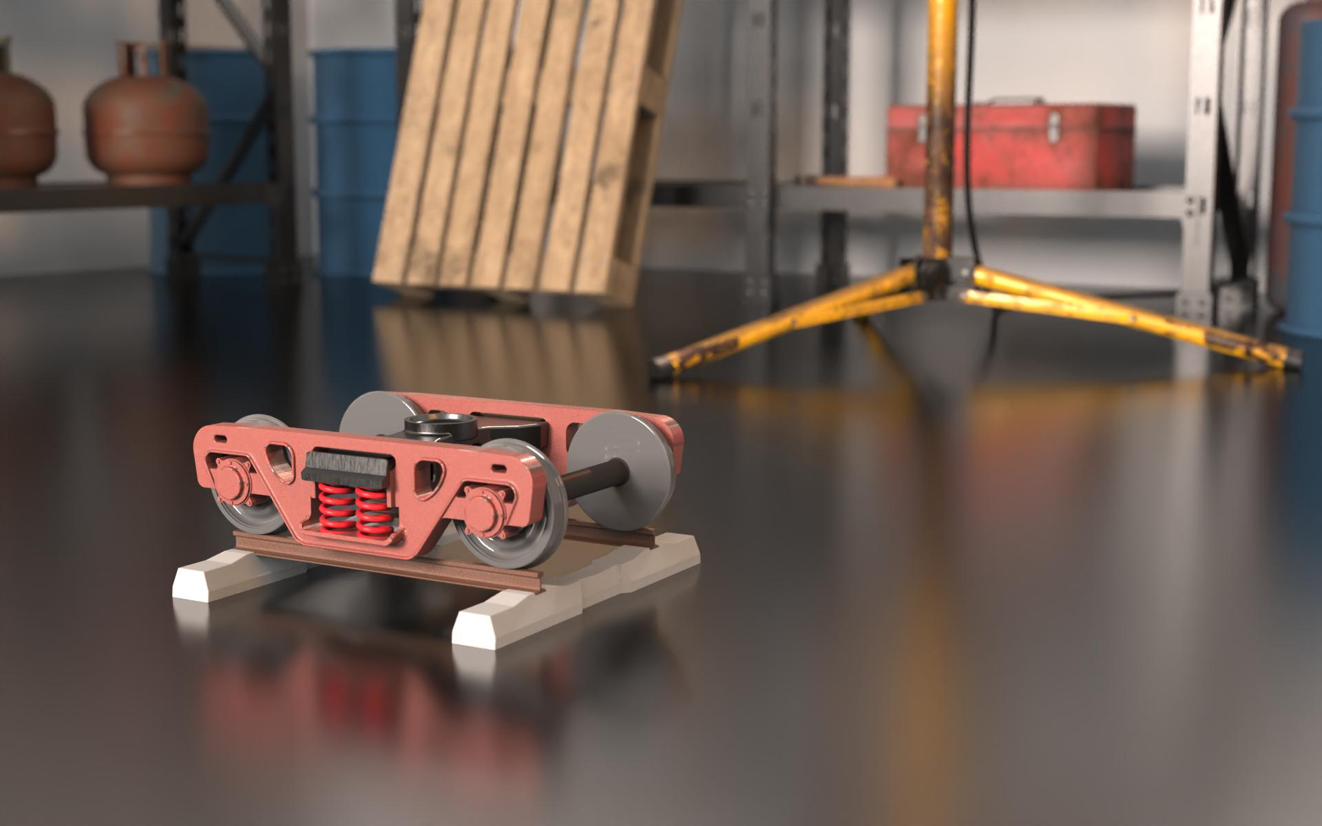 3D Printable Bogie, Bolster, and Wheel Design – Digital File - Etsy